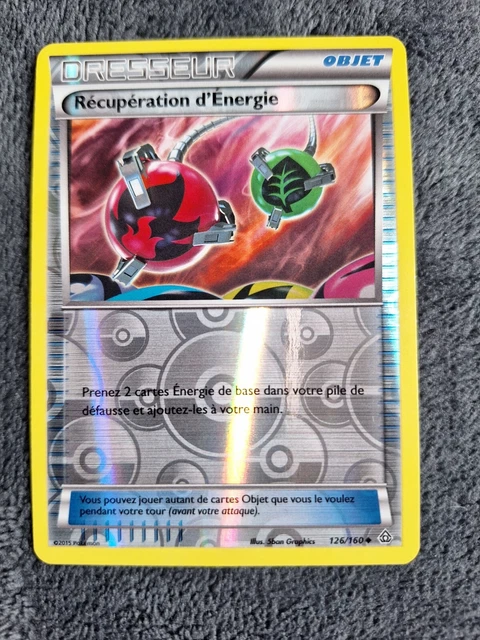 CARTE POKÉMON DRESSEUR Reverse Récupération D'énergie XY Primo Choc 126/160 FR EUR 3,50 ...