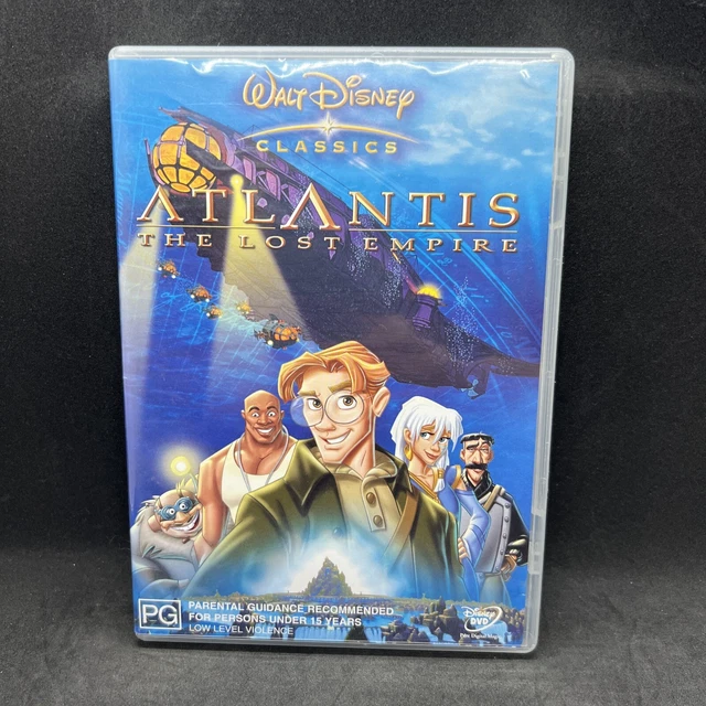 Atlantis The Lost Empire Dvd 2000 Disney Animation Region 4 6 29