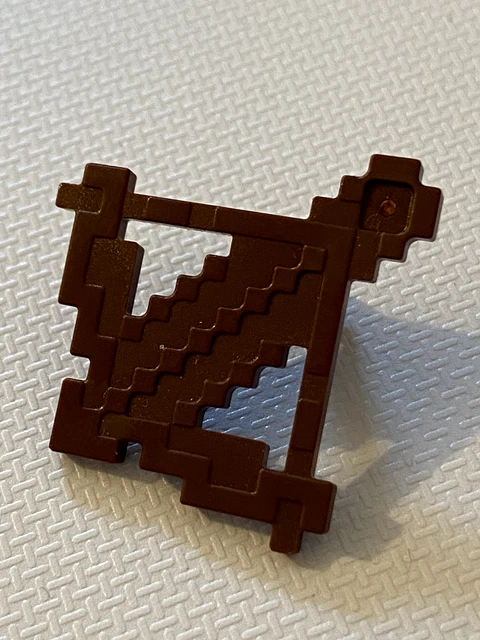 LEGO MINECRAFT REDDISH Brown Crossbow Arrow Pixelated Ref 65510 Set ...