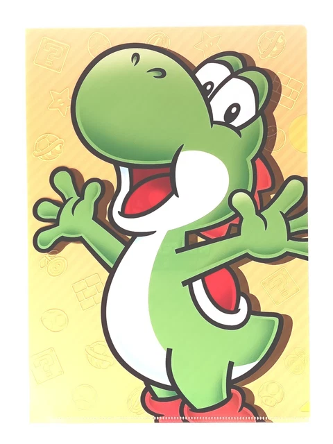 YOSHI SUPER MARIO Bros. Super Nintendo World × USJ A4 Clear File From ...