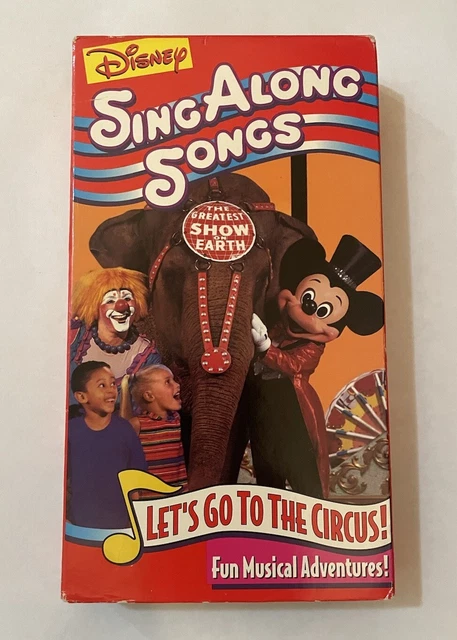 SING ALONG SONGS - Mickeys Fun Songs: Lets Go to the Circus (VHS, 1994 ...