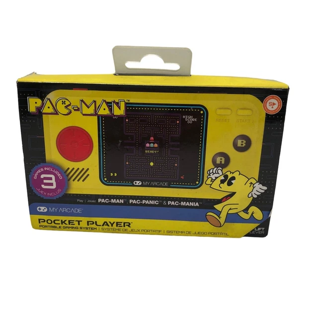 MY ARCADE PAC-MAN Pac-Mania Pac-Panic Pocket Player Portable Games ...
