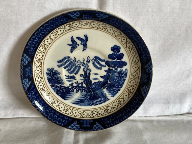 NIKKO JAPAN IRONSTONE Double Phoenix - Blue Willow Pattern - Small ...