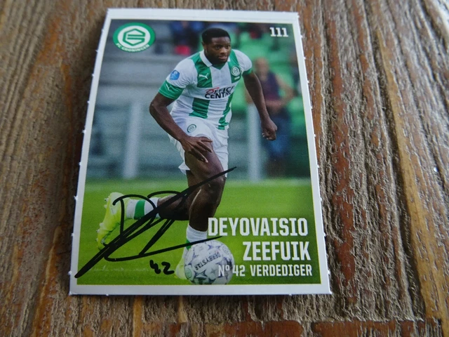 111. ZEEFUIK (HERTHA Bsc) - Fc Groningen - Panini Like / Sticker - Ah ...