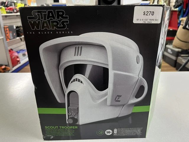STAR WARS THE Black Series Scout Trooper Premium Electronic Helmet ...