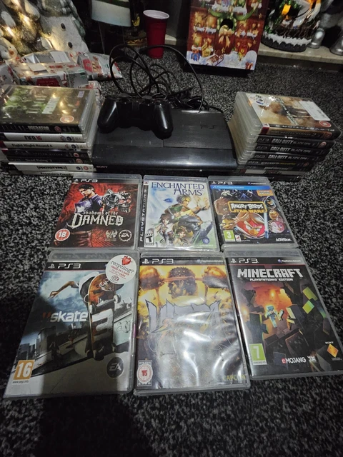 PS3 SUPER SLIM bundle 21 Games 1 Pad Great Condition 250gb £99.99 - PicClick UK