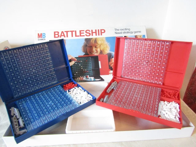 VINTAGE MB BOARD Game Classic Battleship Naval Strategy Game Complete ...