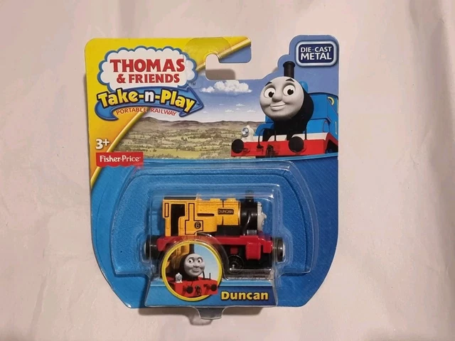 THOMAS THE TANK Engine Friends TAKE ALONG N PLAY DUNCAN TRAIN DIECAST ...
