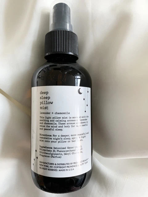 PROVENCE BEAUTY LAVENDER &Chamomile Deep Sleep Pillow Spray Mist Natural Bottled £12.99 ...