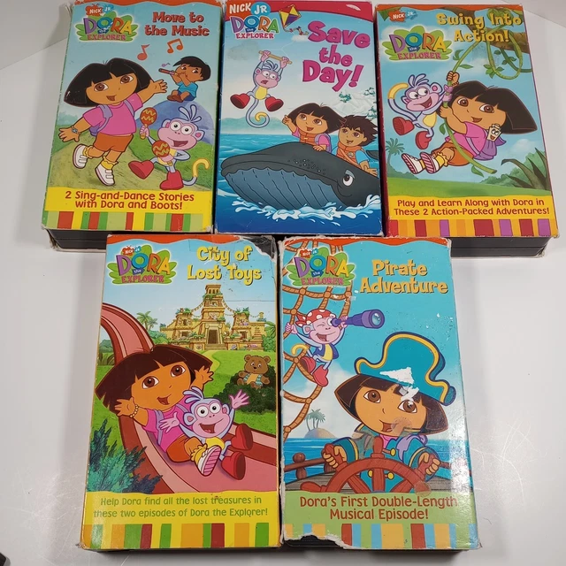 Lot Of Dora The Explorer Vhs Nick Jr Picclick Hot Sex Picture