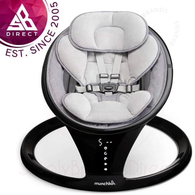 MUNCHKIN BLUETOOTH ENABLED Electric Baby Swing Chair with Remote ...