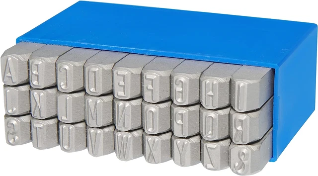 GRAVUREM-S STANDARD LETTER Punch Set/Steel Stamps/Capital Letters A-Z ...