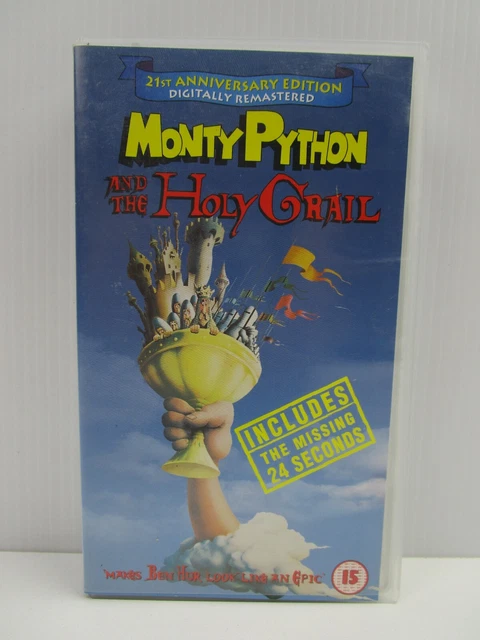 MONTY PYTHON, AND the Holy Grail, SEALED VHS Tape, Vintage Video, Movie ...