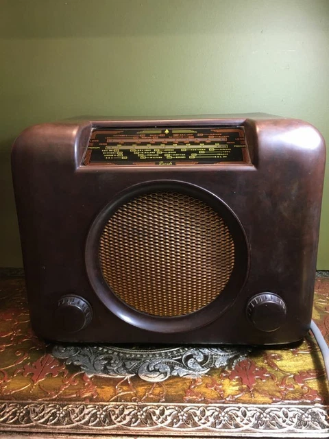 VINTAGE 1950S BAKELITE Bush DAC 90a Valve Radio - Working Order £52.00 ...