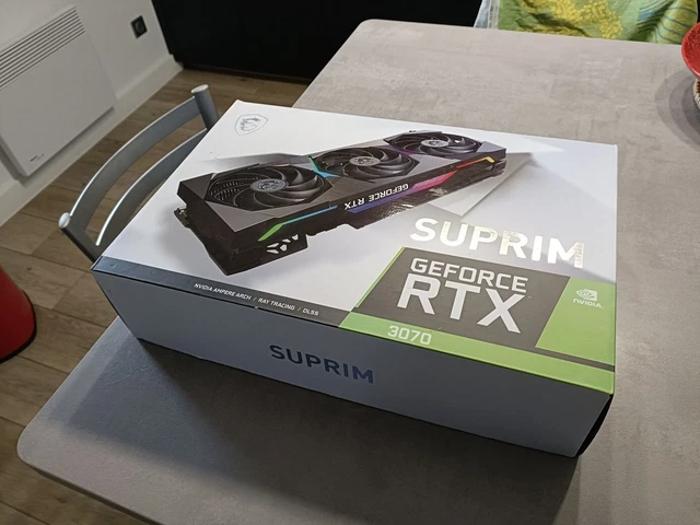 MSI GEFORCE RTX 3070 SUPRIM 8G (Version NON LHR) EUR 209,00 - PicClick IT