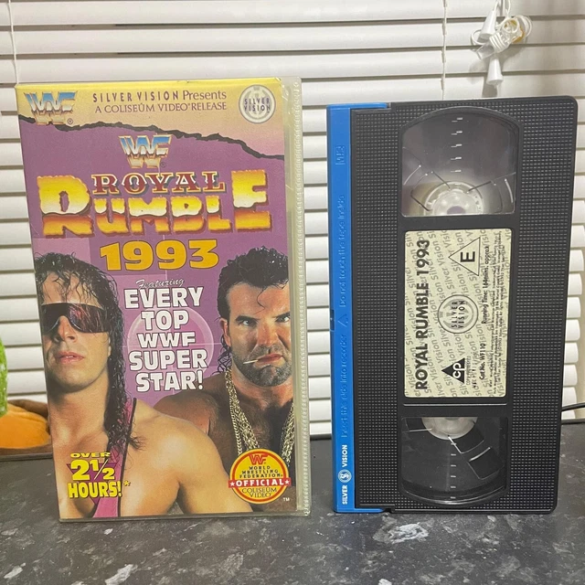 WWF ROYAL RUMBLE 1993 VHS Video WWE WCW ECW Bret Hart Razor Ramon £7.99 ...