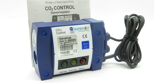 KUNDO XT CO2 Control Warneinheit I06/0002-00 CO2 Warning Unit für Gaswarnsystem EUR 99,00 ...