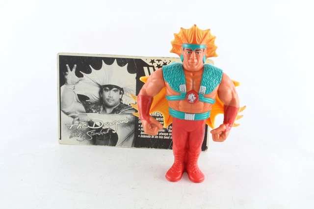 HASBRO WWF WWE Modellino Wresting Ricky Dragon Steamboat con carta EUR ...
