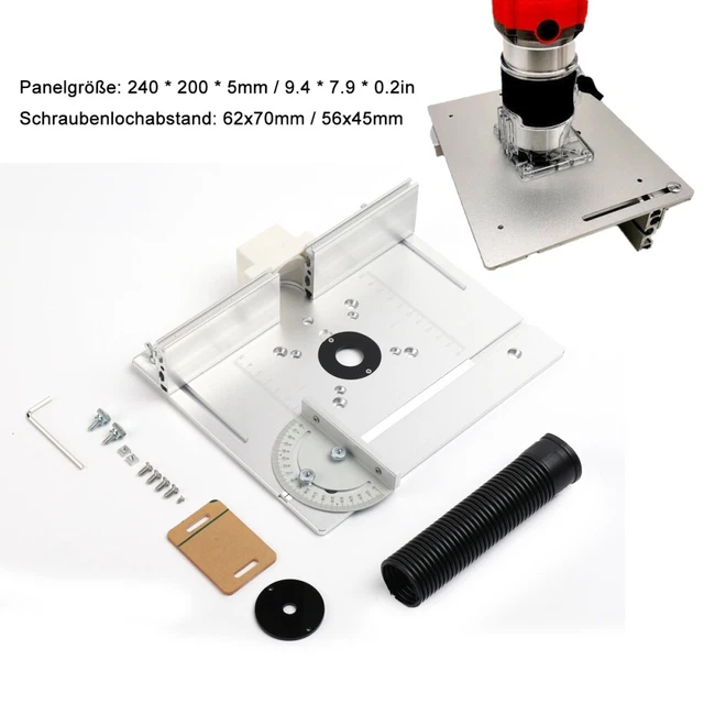 FRÄSTISCH OBERFRÄSENTISCH FRÄSE Tisch Werkbank für Oberfräse Tischfräse ...