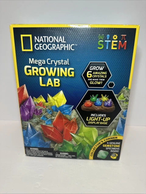 NATIONAL GEOGRAPHIC MEGA Crystal Growing Lab £17.75 - PicClick UK