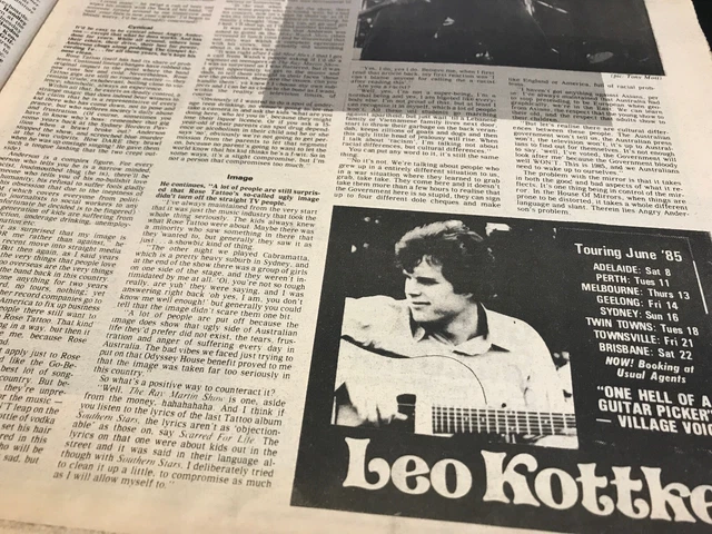 DIRE STRAITS ROSE Tattoo Reo Speedwagon Aimee Mann Juke Oz Music ...