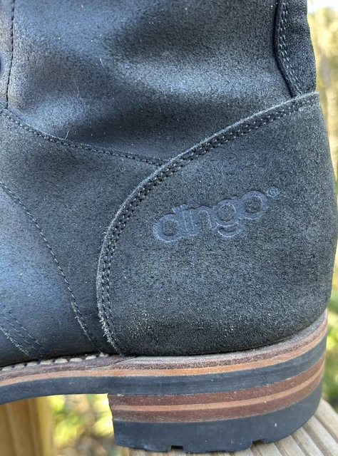 DINGO COMBAT BOOTS Lace Up Size Men’s 8 Black Leather £36.02 - PicClick UK