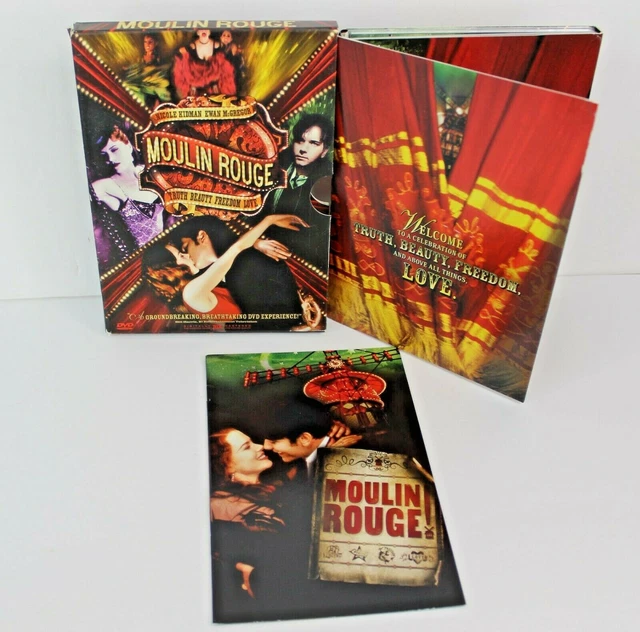 MOULIN ROUGE 2 disc Set DVD Widescreen Version 2001 Nicole Kidman Ewan ...