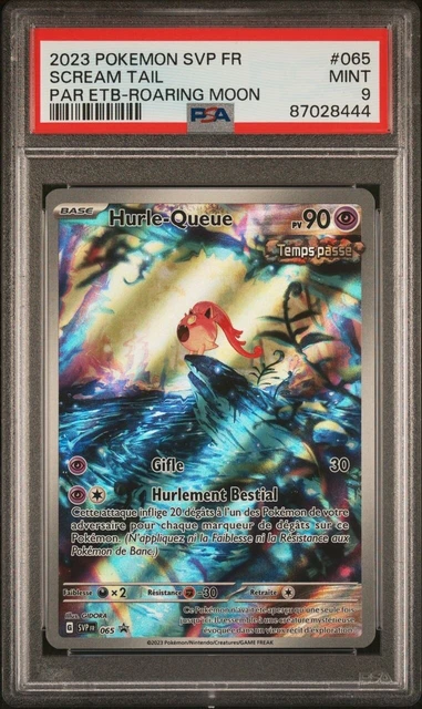 CARTE POKÉMON : Hurle-Queue Promo 065 - Psa 9 - Promo Faille Paradoxe ...