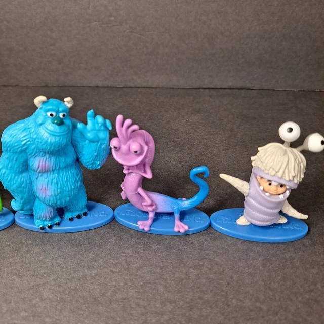 DISNEY PIXAR MONSTERS Inc Sulley Mike Wazowski Boo Randall Boggs Mini ...