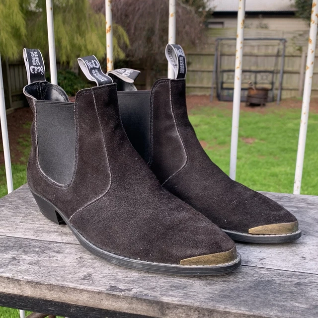 MEN’S LEATHER WINDSOR Smith Chelsea Boots Size 9.5 Black £37.07 ...