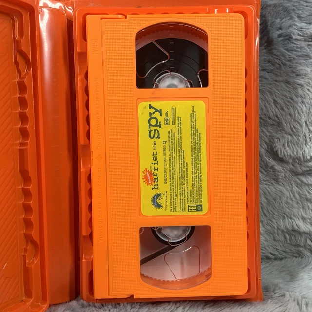 HARRIET THE SPY VHS 1996 Nickelodeon Orange Video Tape Kids Movie VTG ...