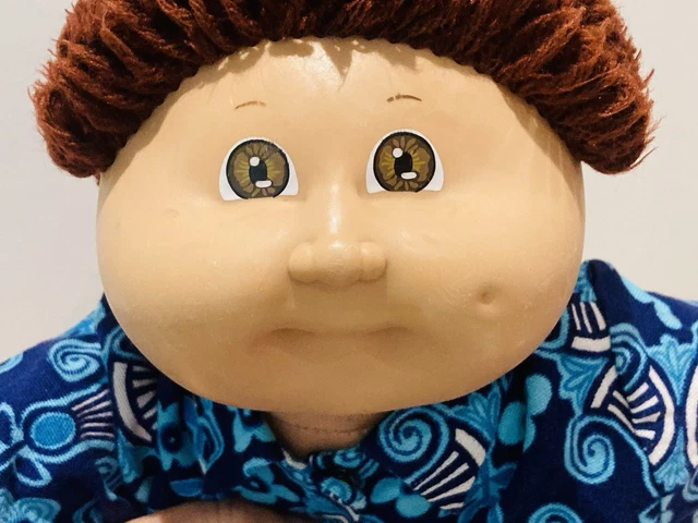 VINTAGE 1985 COLECO Cabbage Patch Doll Boy Brown Hair Brown Eyes Mold 3 ...