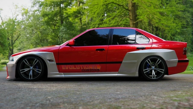 BMW E36 4DR sedan Pandem wide body kit £549.47 - PicClick UK