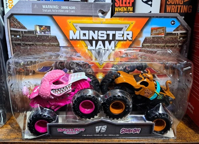 MONSTER JAM MONSTER Mutt Poodle VS Scooby Doo 2 Pack 1:64 see ...