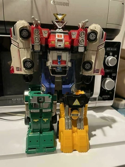 POWER RANGERS TURBO Carranger DX VRV Robo Rescue Megazord BANDAI Japan ...