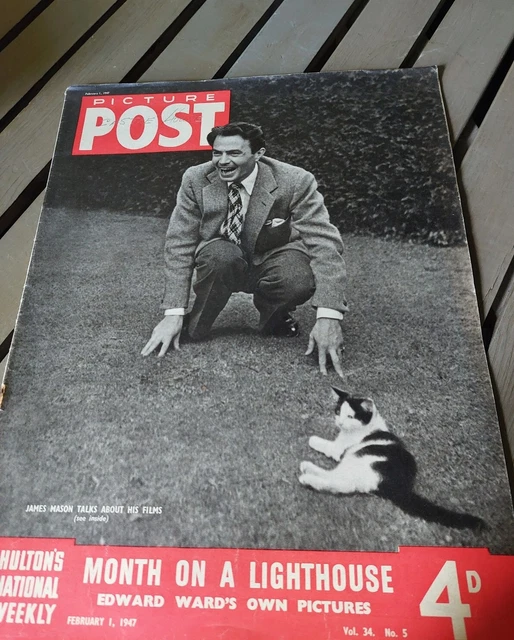 RARE PICTURE POST Magazine - 1 FEB 1947 -Inside Prison/Opera/James ...
