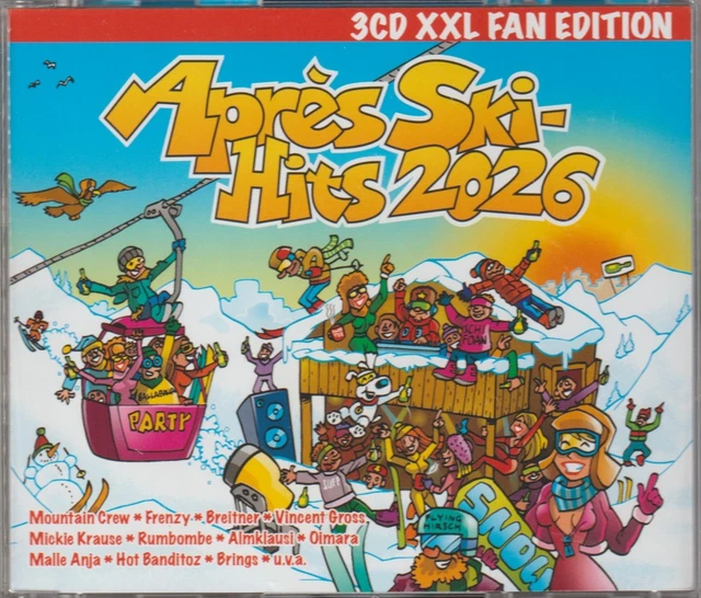 APRES SKI-HITS 2026 3CD XXL Fan Edition Box-Set Neuwertig EUR 22,72 ...