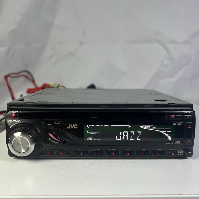JVC CAR RADIO KD-G162 Excelent Condition Tested WORKING STEREO CD FM MW ...