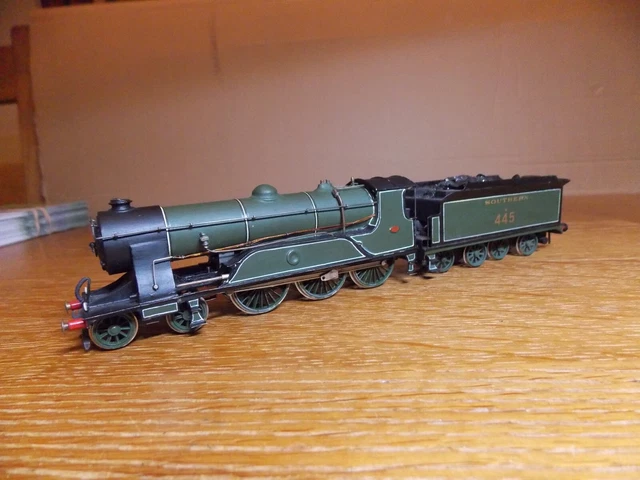 Kit Built Lswr Sr T14 Class Paddlebox 4 6 0 Loco No 445 Sr Green Livery