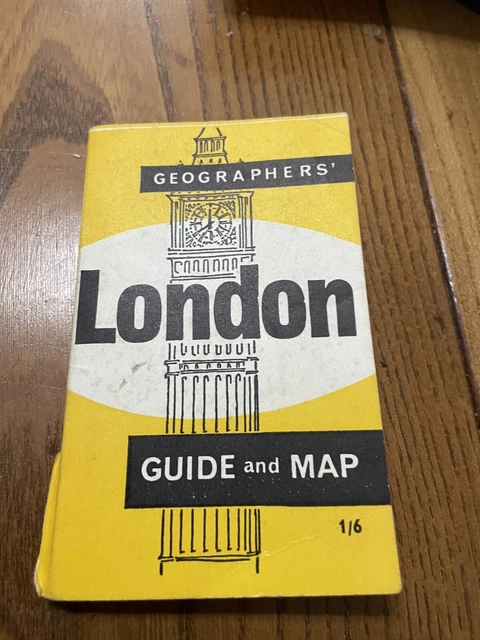 GEOGRAPHERS LONDON GUIDE And Map (1960’S) EUR 7,00 - PicClick IT
