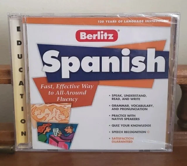 VINTAGE BERLITZ Spanish PC (Win/Mac) CD-ROM Software - The Learning ...