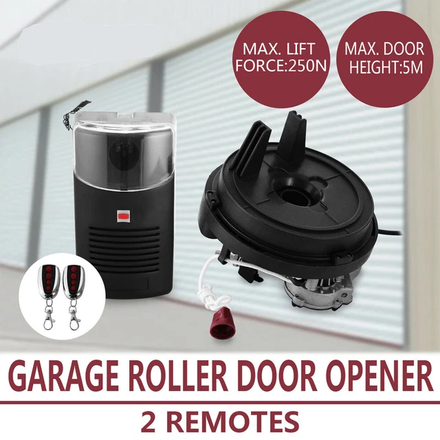 ELECTRIC GARAGE Roll Up Roller Door Opener Motor Automatic Remote ...