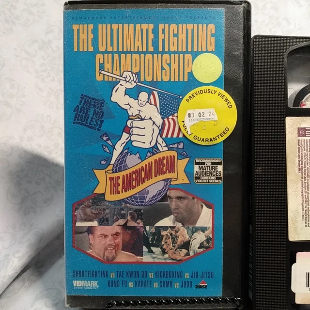 VINTAGE 1994 VHS Tape The Ultimate Fighting Championship 3 The American ...