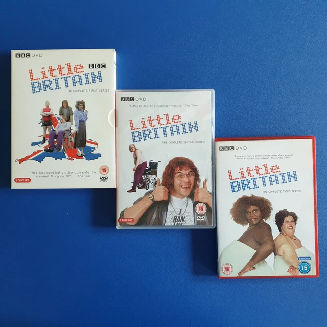 LITTLE BRITAIN: COMPLETE Series 1, 2 and 3 - Genuine UK DVD Collection ...