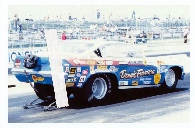 1970S DRAG RACING-DENNIS Ferrara's 1977 Chevy Vega-1978 NHRA U.S ...