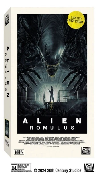 ALIEN ROMULUS LIMITED Edition VHS 20th Century Studios Release 2024 £99 ...