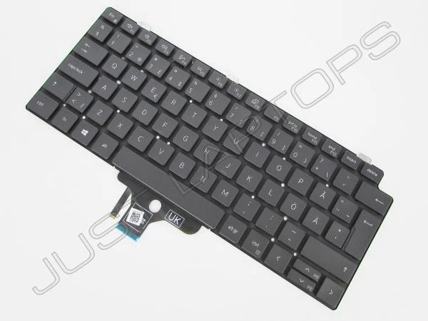 ORIGINAL DELL LATITUDE 7310 Swedish Finnish Backlit Keyboard 06Y5PT ...