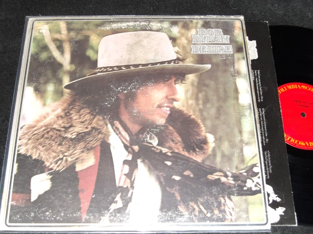 BOB DYLAN DESIRE 1975 cire propre OURAGAN Columbia original essentiel ...