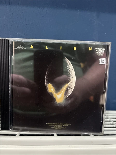 ALIEN SOUNDTRACK CD Jerry Goldsmith Silva Screen Motion Picture Score ...