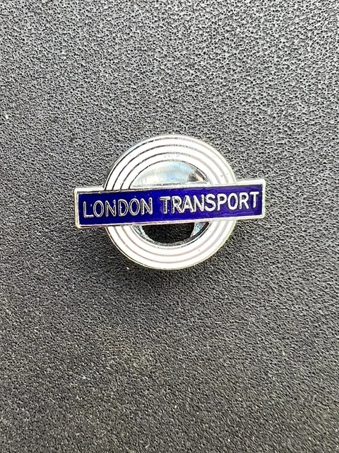LONDON TRANSPORT LT LPTB Blue Underground Tube Bus Coach Enamel Lapel ...
